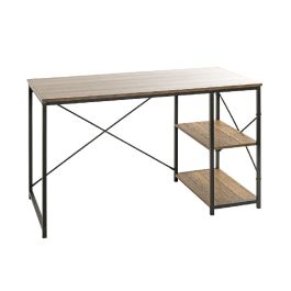 Zeer Royaal buro met sterk melamine eiken dekor buroblad 120cm breed en ...